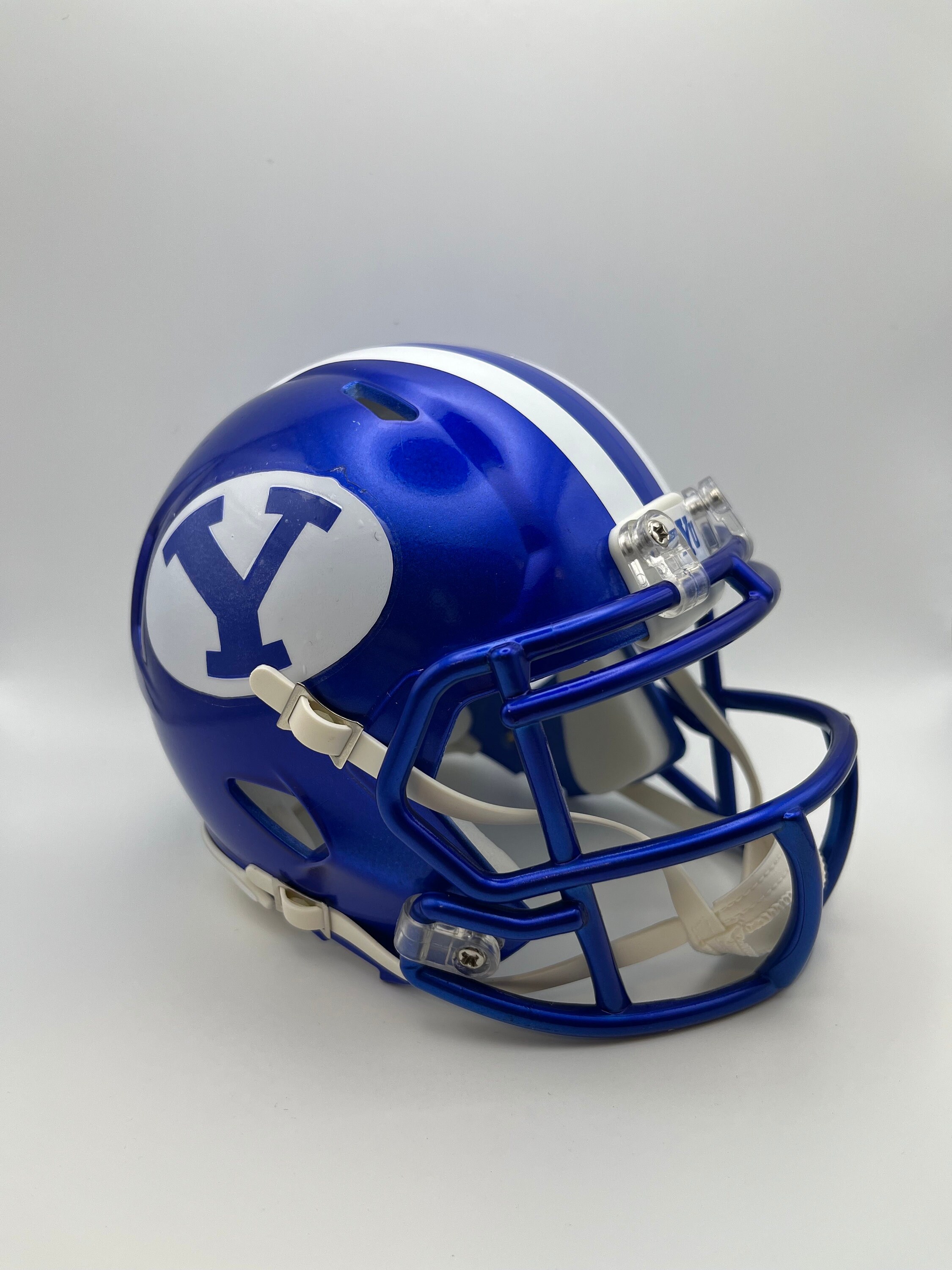 Classic Royal Blue BYU Mini Football Helmet - Etsy