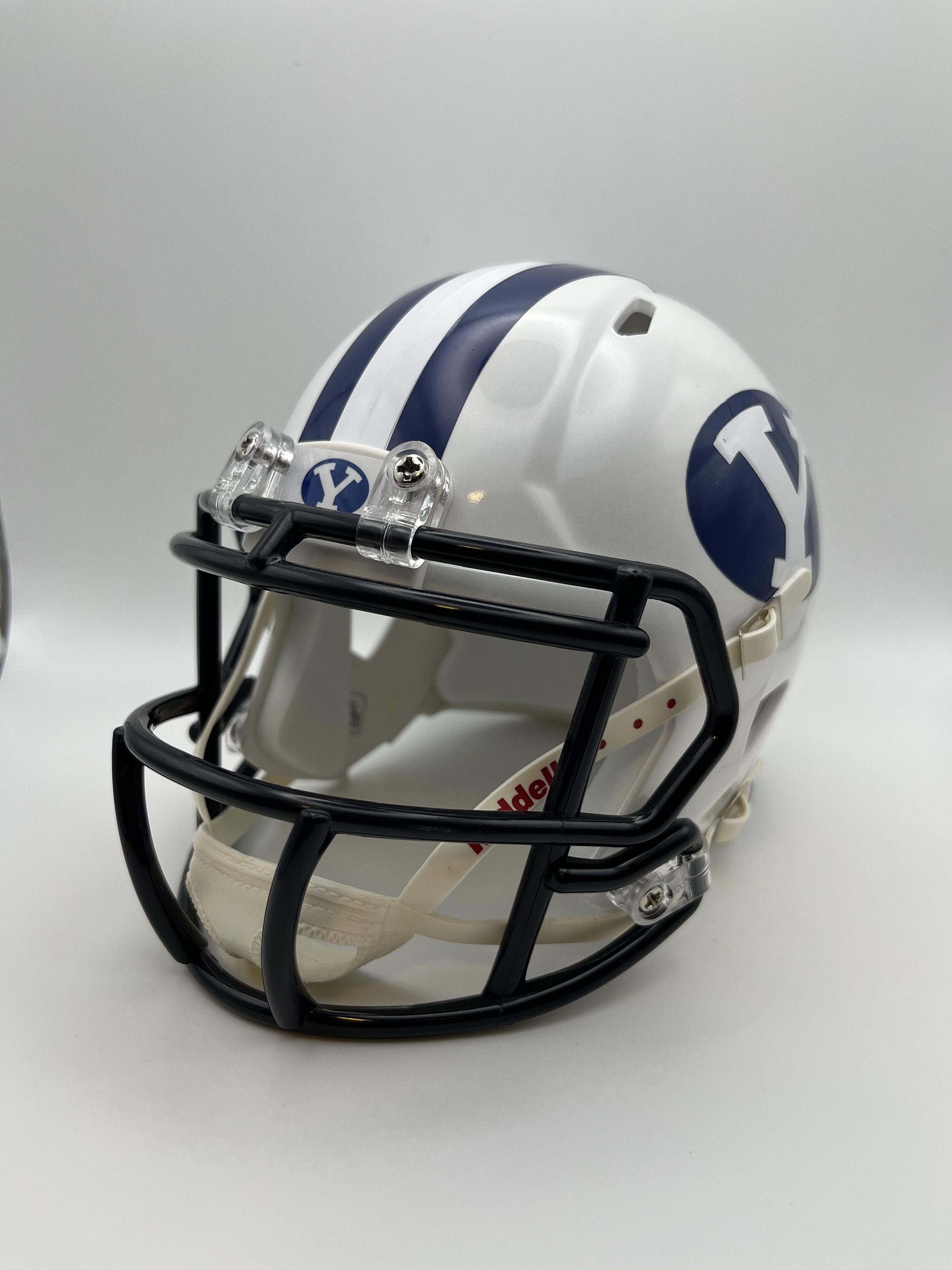 Classic BYU Mini Football Helmet - White/navy - Etsy