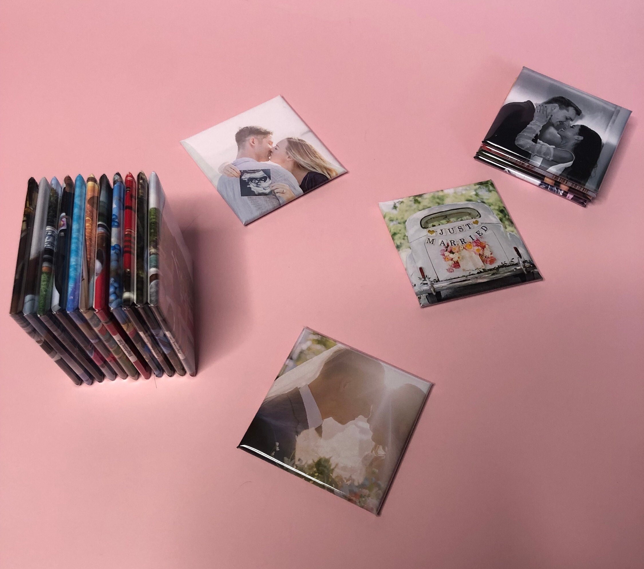 Custom Picture Magnets,fridge Magnet,locker Magnet,2 Inch Square, Set ...