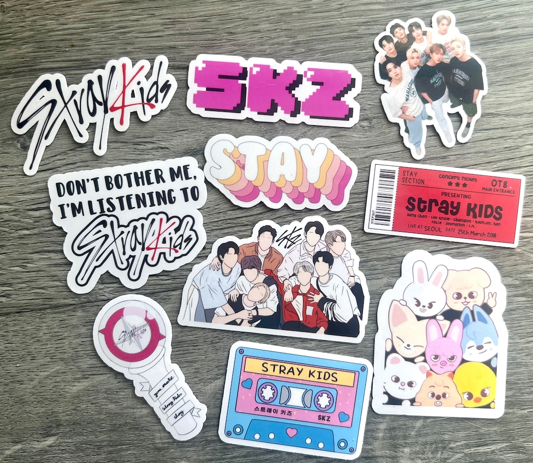 Stray Kids Vinyl Sticker Pack Stray Kids Stickers Kpop - Etsy