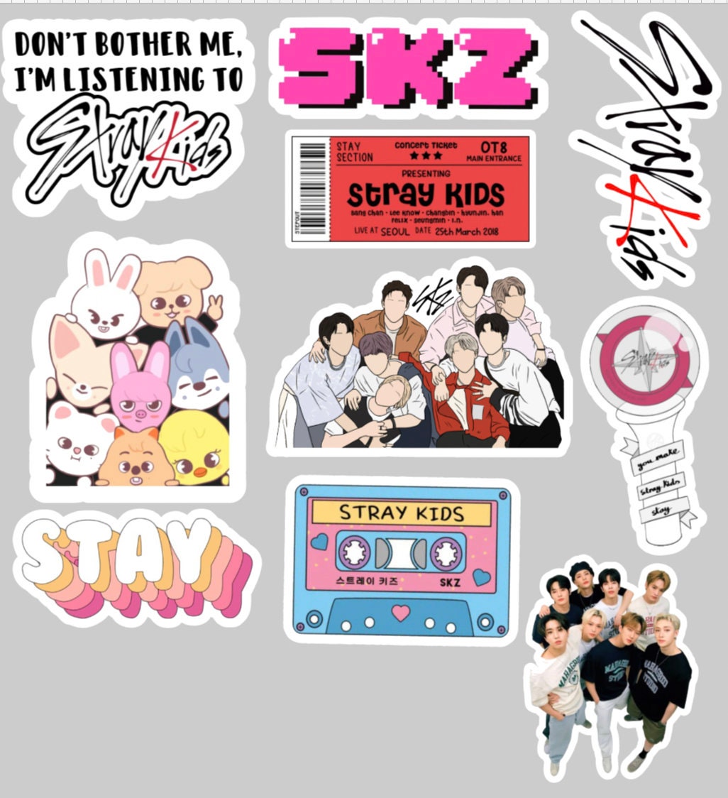 Stray Kids Vinyl Sticker Pack Stray Kids Stickers Kpop - Etsy Australia