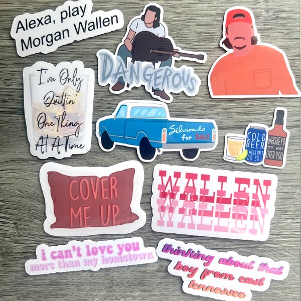 Morgan Wallen Stickers - Etsy