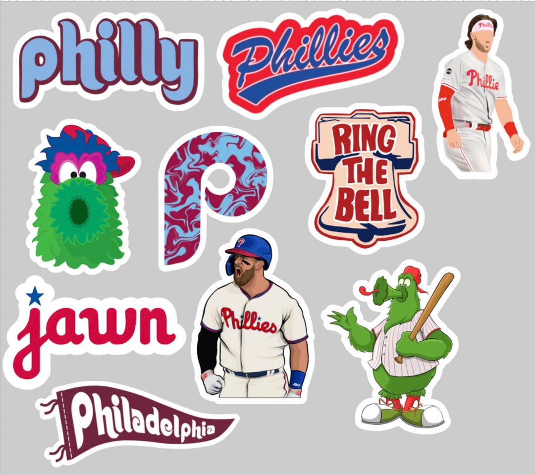 Philadelphia Phillies Vinyl Sticker Pack Philadelphia - Etsy