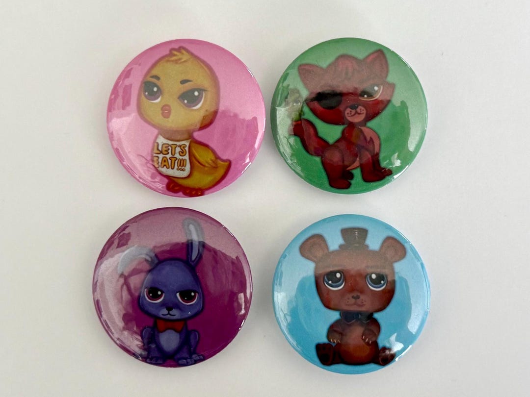 FNAF LPS Button Badges - Etsy