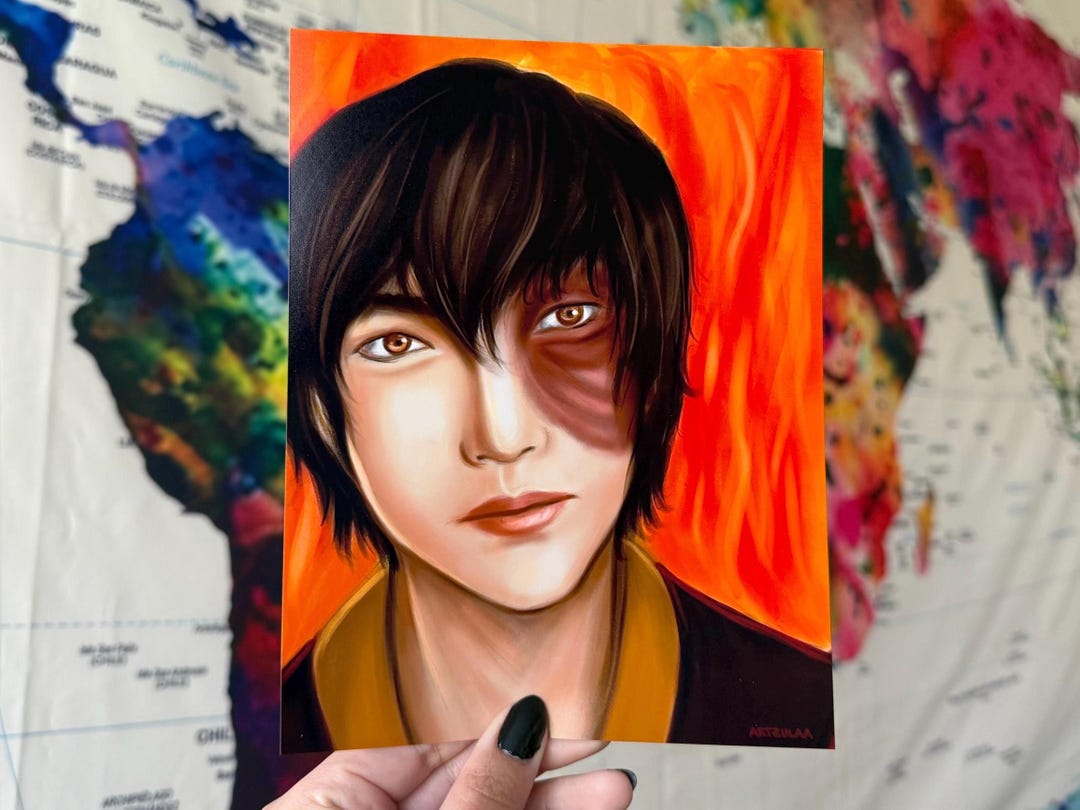 Fire Prince Art Print - Etsy