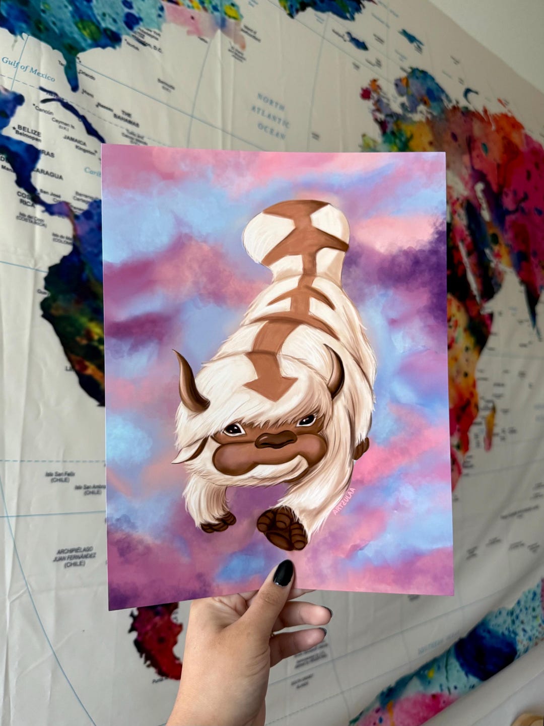 Appa Sky Bison Art Print - Etsy