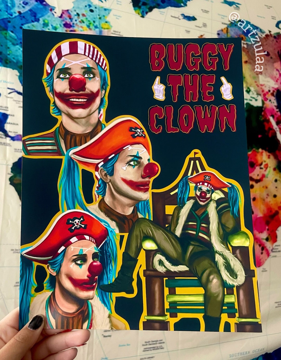Buggy the Clown Art Print - Etsy