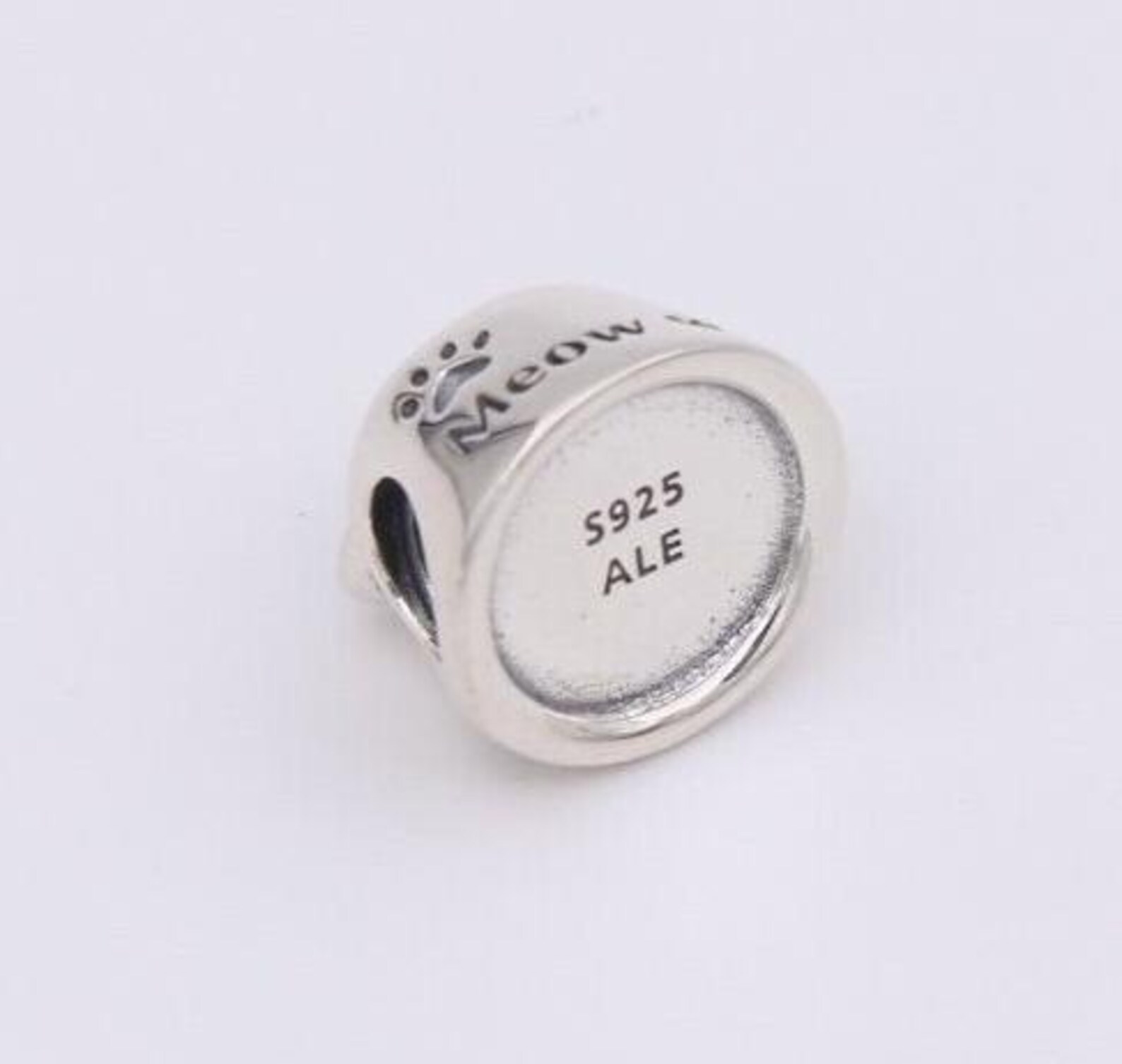 Pandora Sterling Silver Meow Cat Bowl Fish Bone Charm Pet World Deal - Etsy