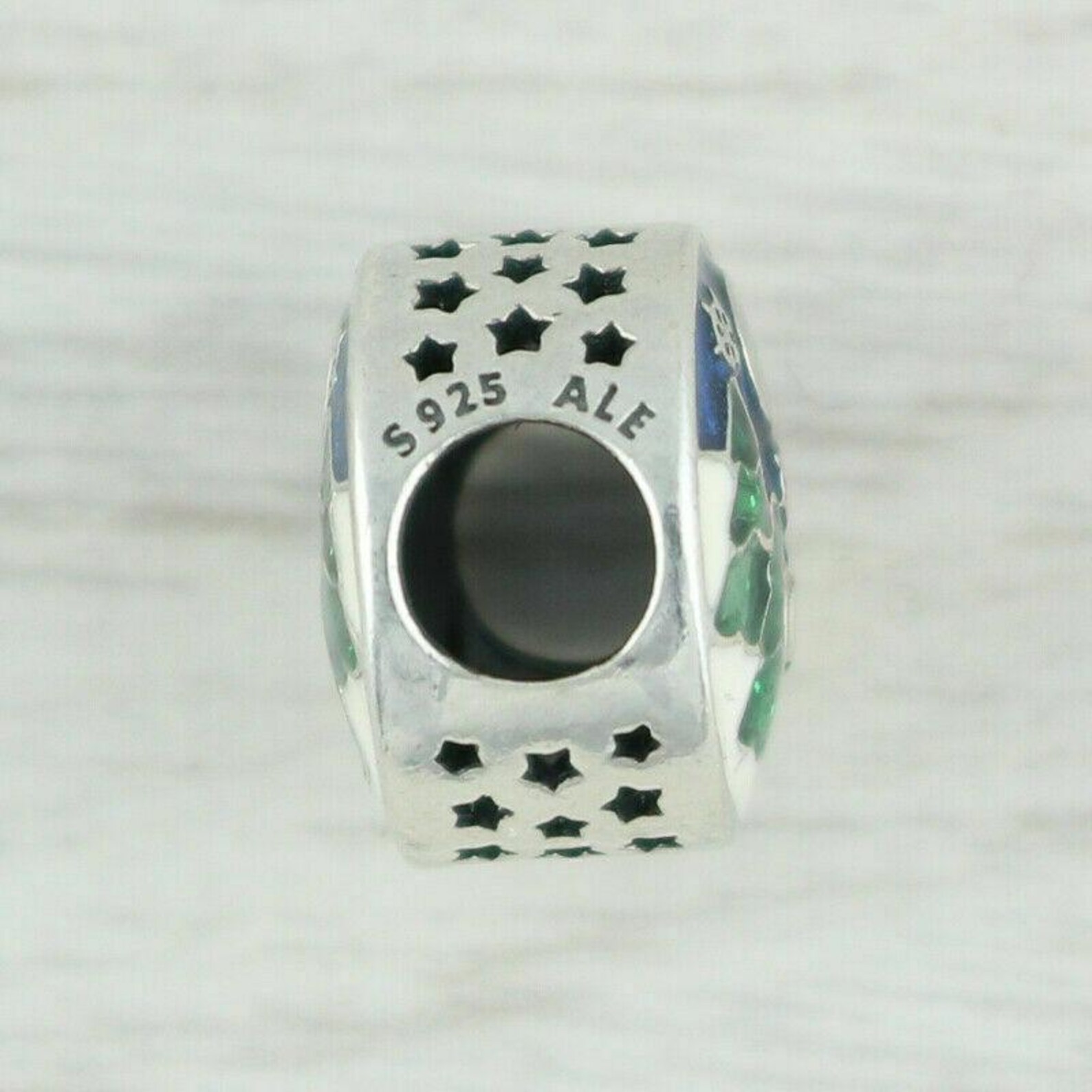 Snowman, Green Christmas Tree & Winter Scene, Pandora Charm, After ...