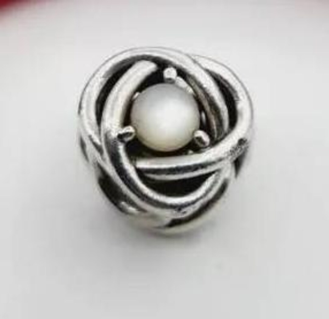 Pandora Eternity Circle Birthstone Birthday June Charm White Pearl ...