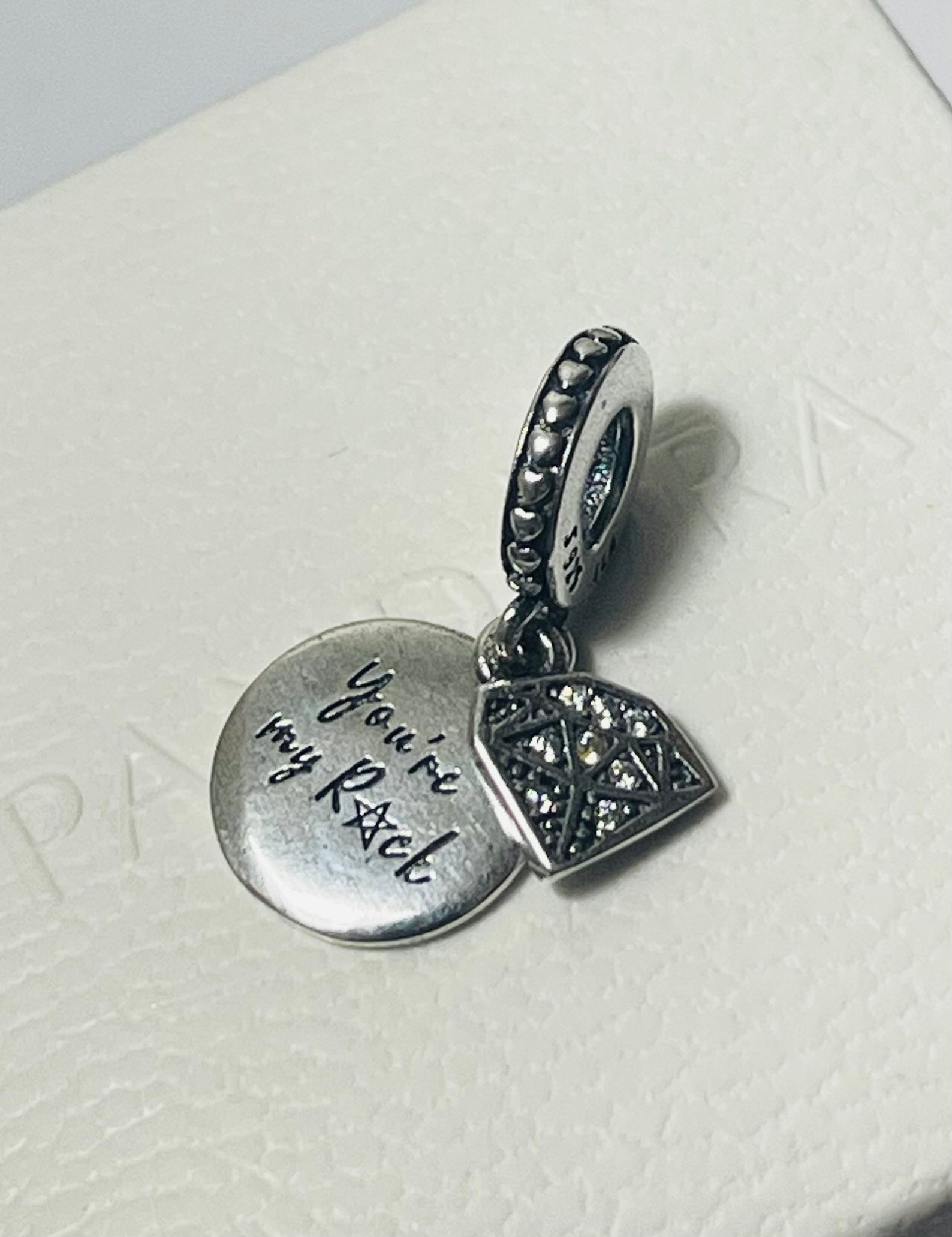 You Are My Rock Pandora Charm Father's Day July 4th Special - Etsy
