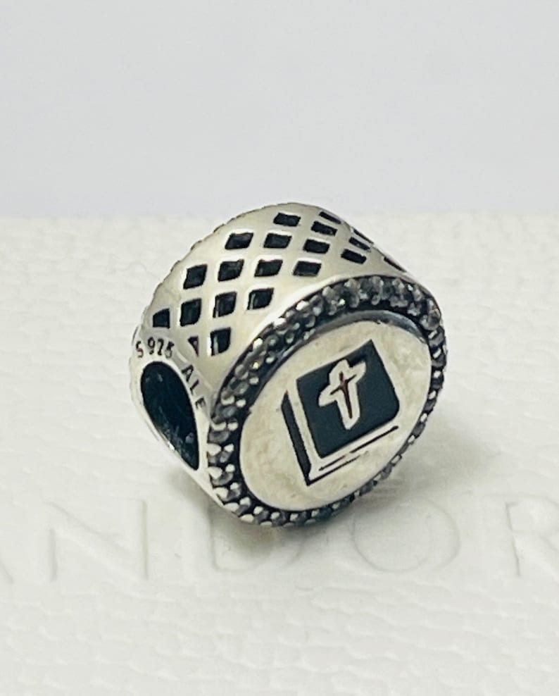 Pandora Charm Bible Power of Prayer Cross Faith All the Best 2025 "sale ...