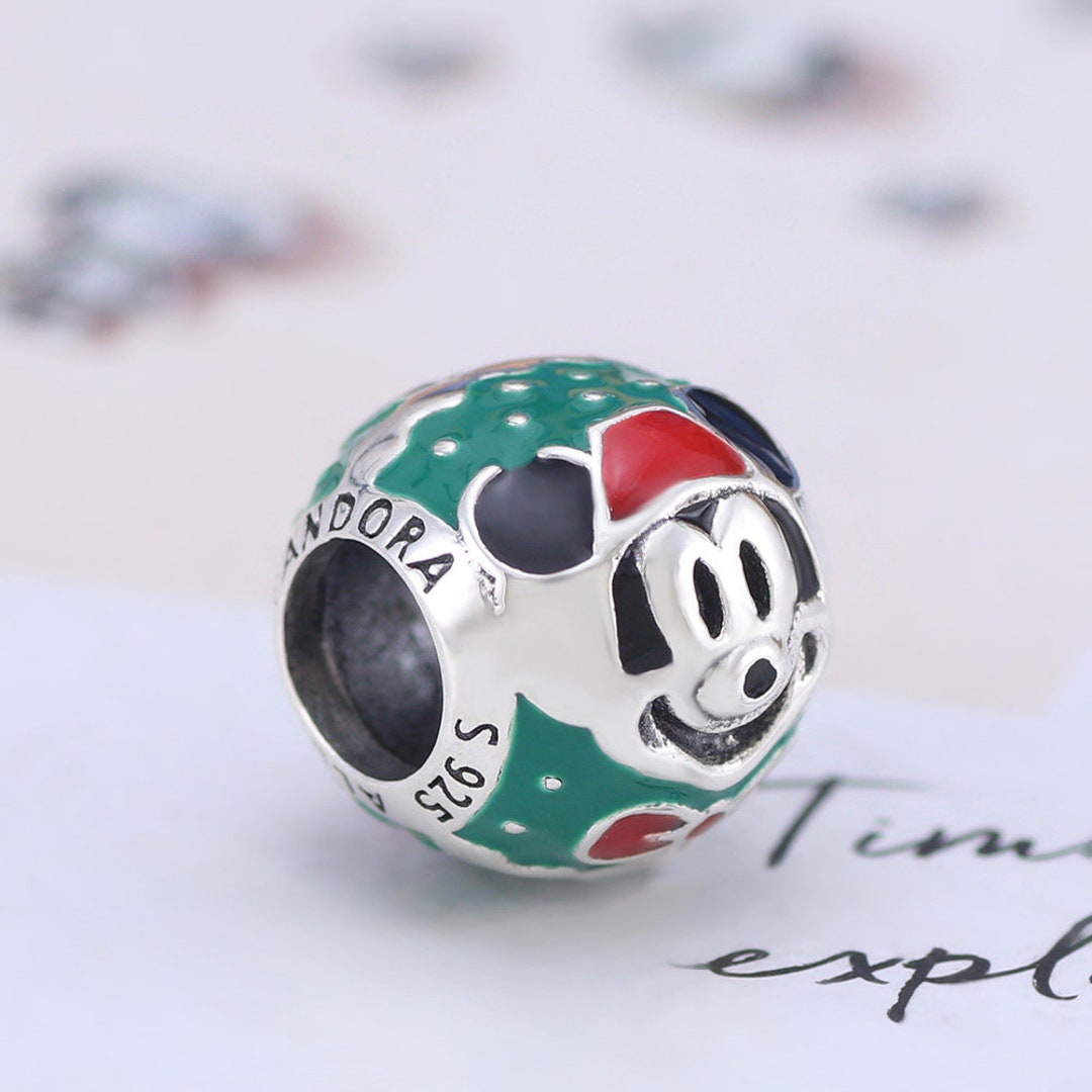 Disney Santa Mickey Christmas Charm 797502ENMX Pandora Charm ...