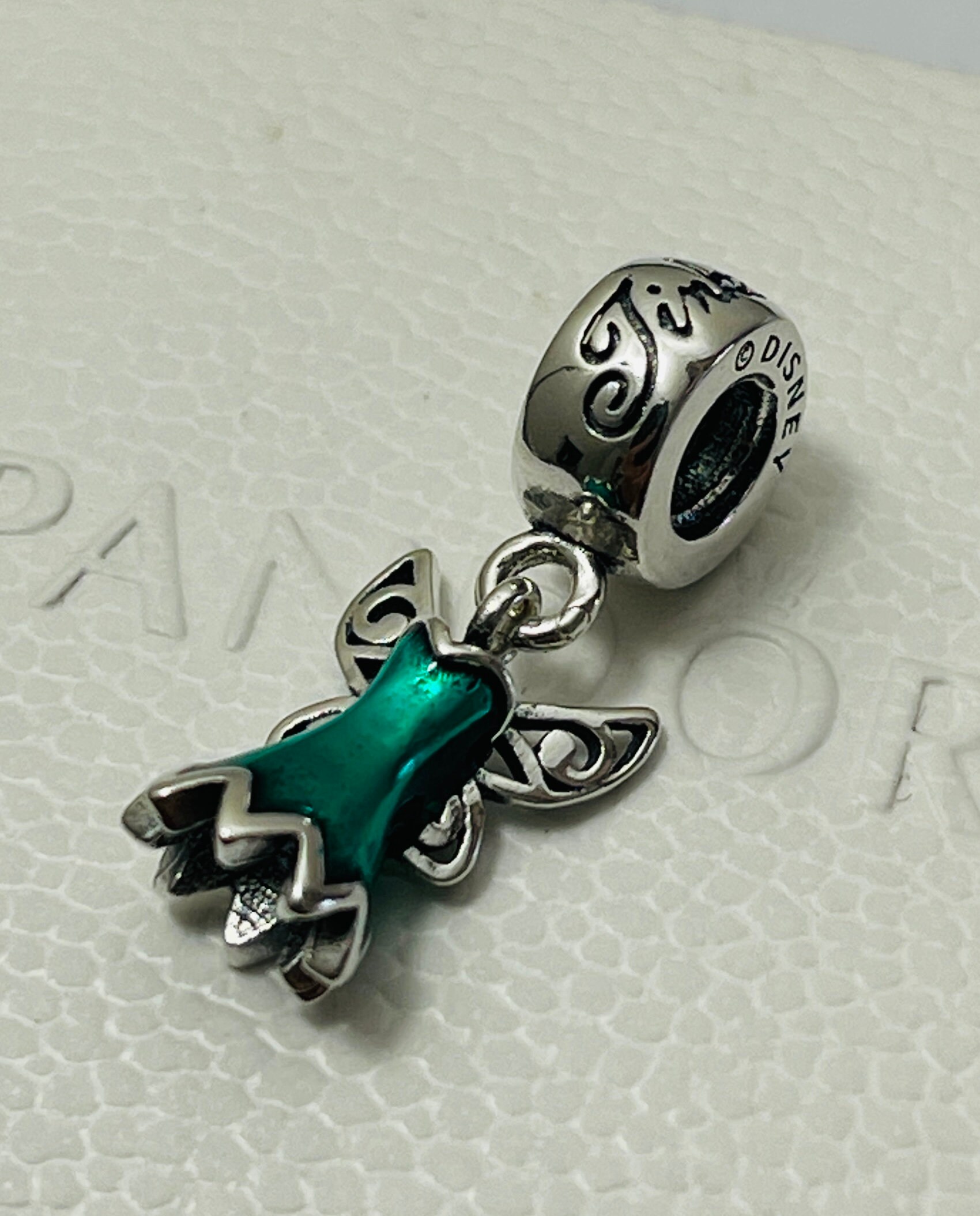 Disney, Tinker Bell's Dress, Lucky Green, Disney Pandora Charm Mother's ...