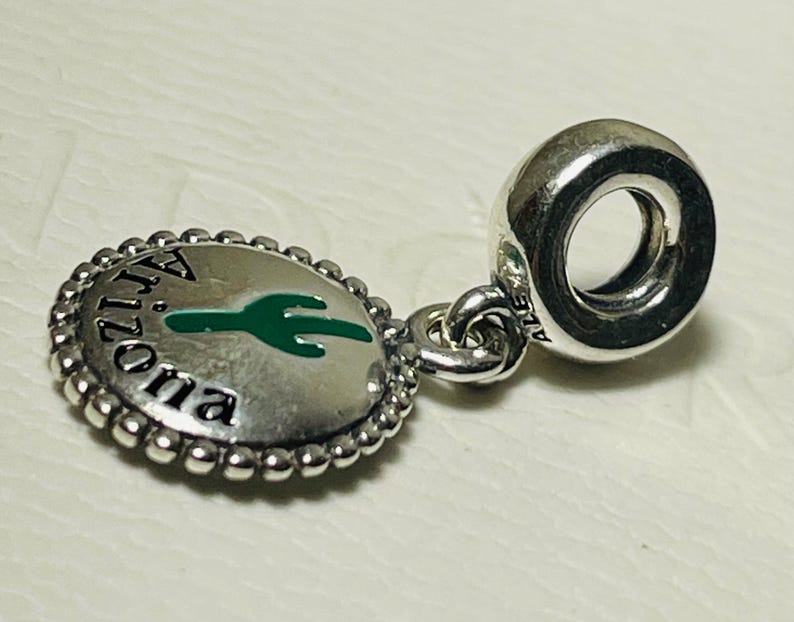 Icon Pandora Arizona Travel Charm Unique Cactus Desert Plant Father's ...
