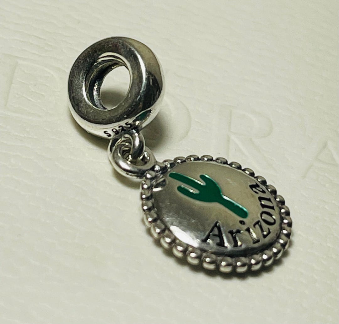 Icon Pandora Arizona Travel Charm Unique Cactus Desert Plant Father's ...