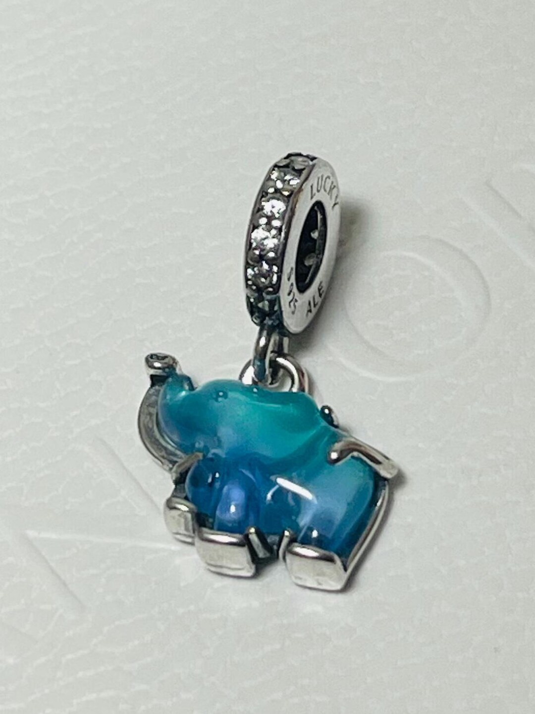 Sparkling Lucky Elephant Pandora Dangle Charm Strength Power All the ...