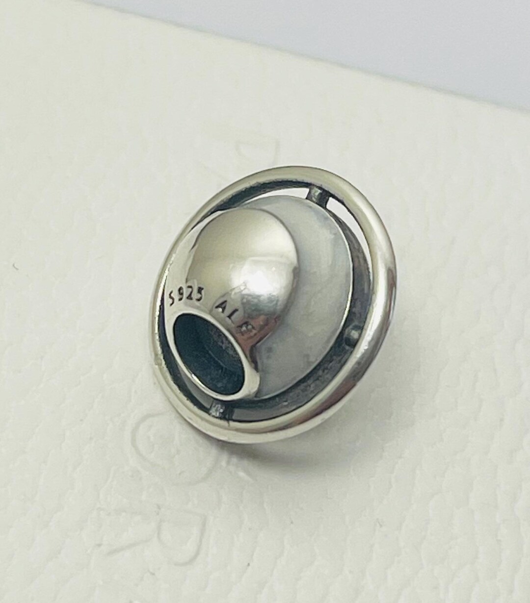 Pandora Celestial Charm Planet of Love Silver Enamel Space Galaxy ...