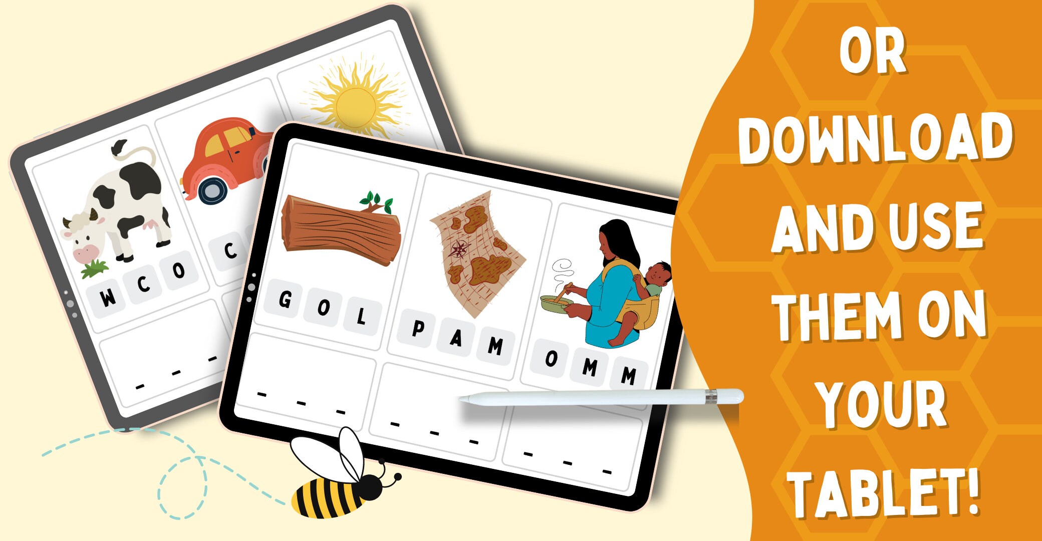 Kid's Spelling Bee Challenge Flashcards: Learning 3-letter - Etsy