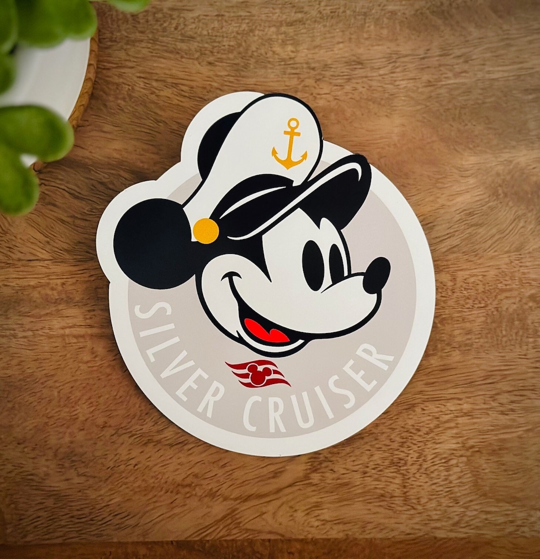 Silver Cruiser Magnet | DCL | Passholder Inspired Design - Etsy