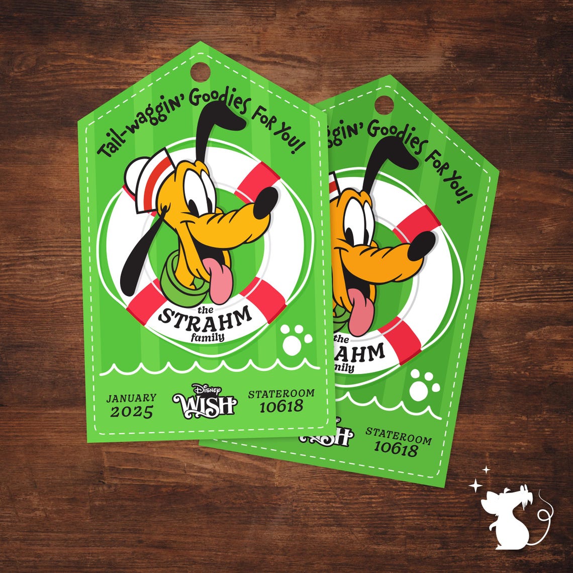 Pluto "tail-waggin' Goodies" | Cruise Fish Extender / Pixie Dust Gift ...