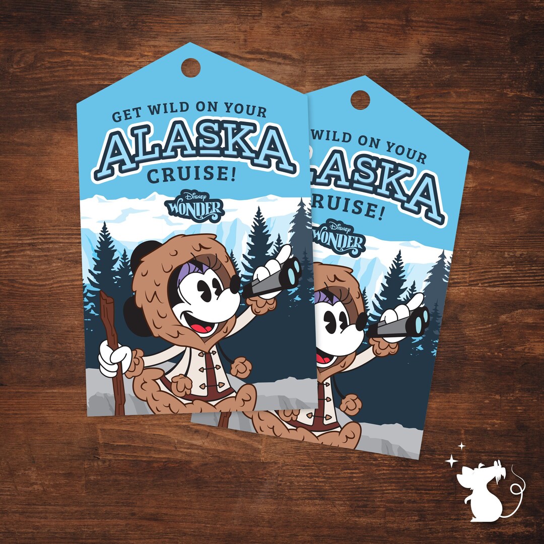 Alaska Minnie | Cruise Fish Extender / Pixie Dust Gift Tag | Digital ...