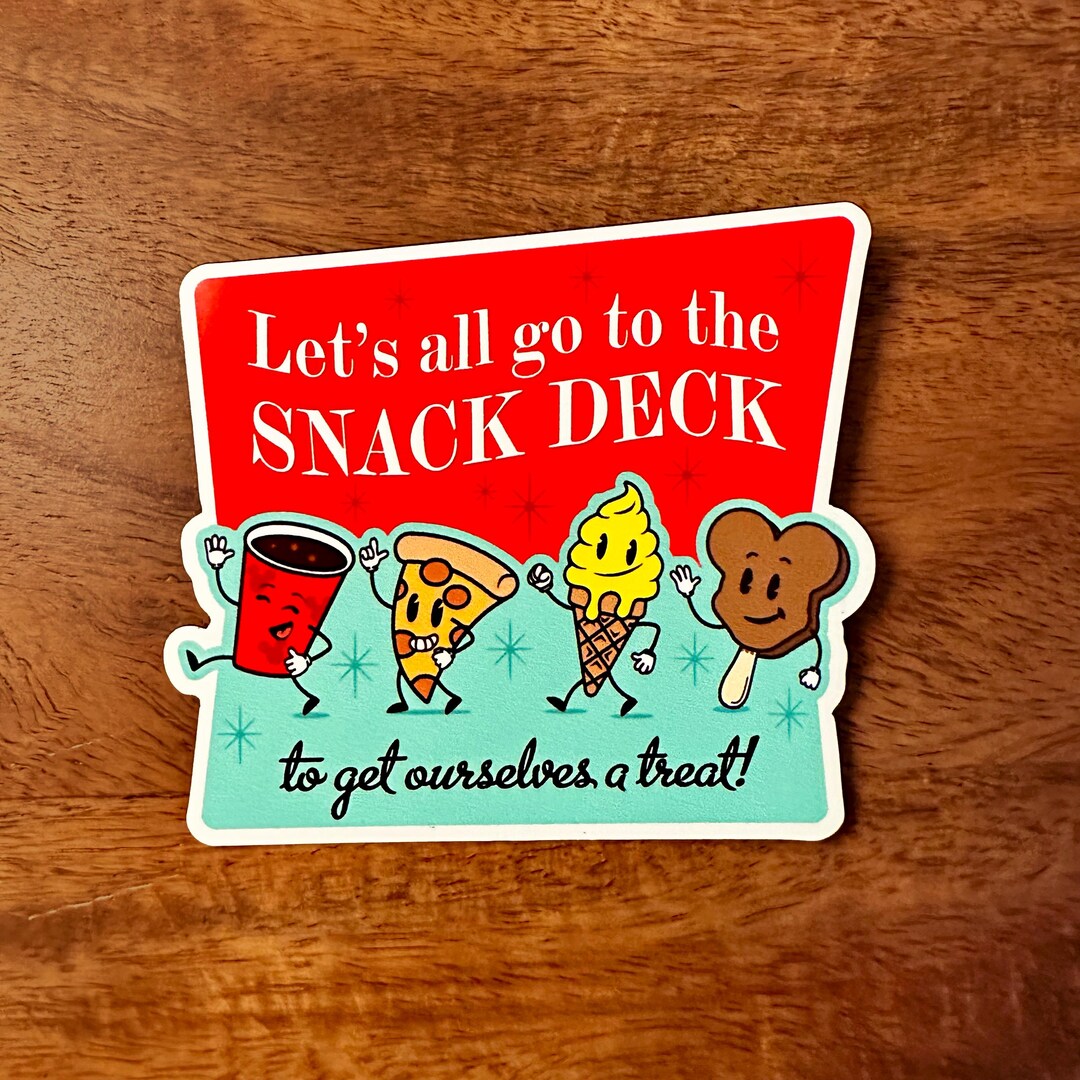 Snack Deck Magnet - Etsy