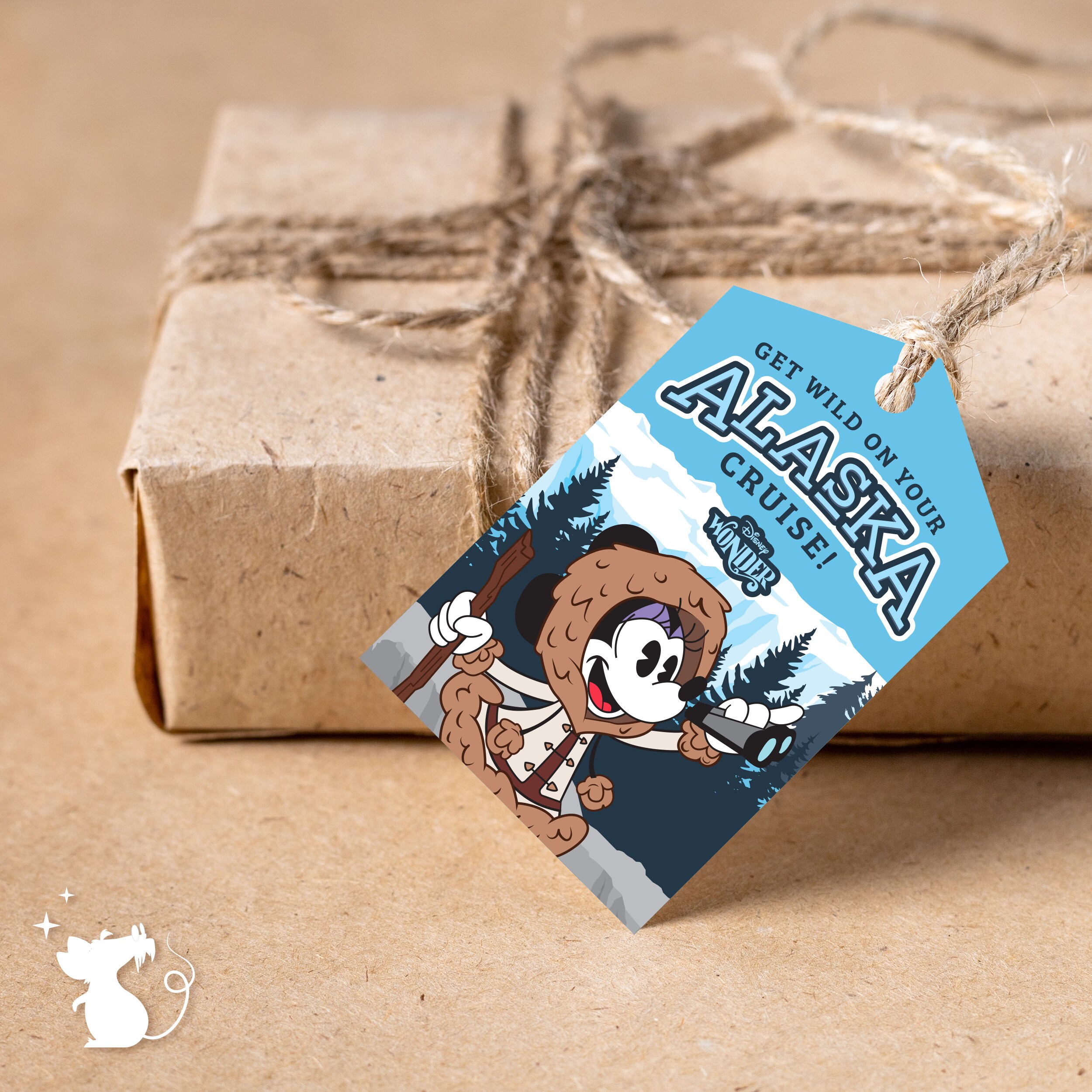 Alaska Minnie | Cruise Fish Extender / Pixie Dust Gift Tag | Digital ...