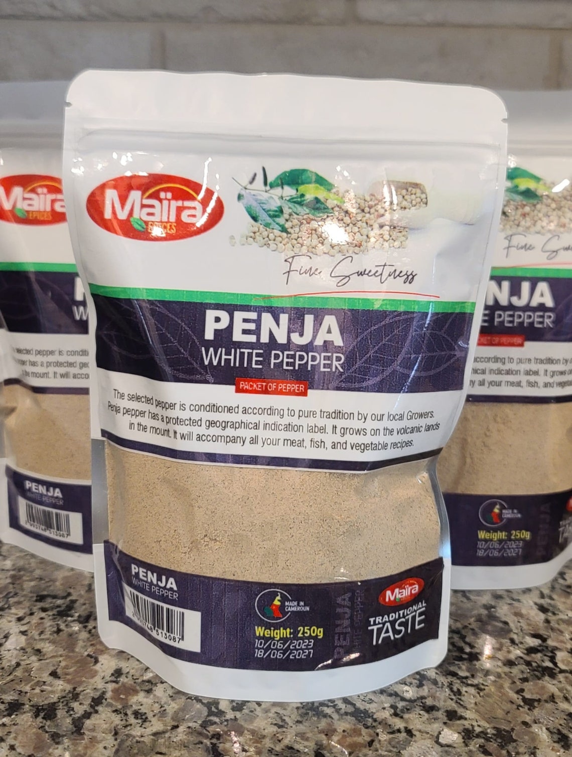 Penja Ground White Pepper (poivre Blanc Moulu De Penja) 250g - Etsy