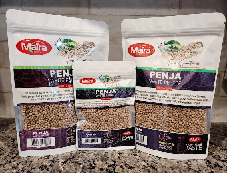 Penja Ground White Pepper (poivre Blanc Moulu De Penja) 100g-250g - Etsy