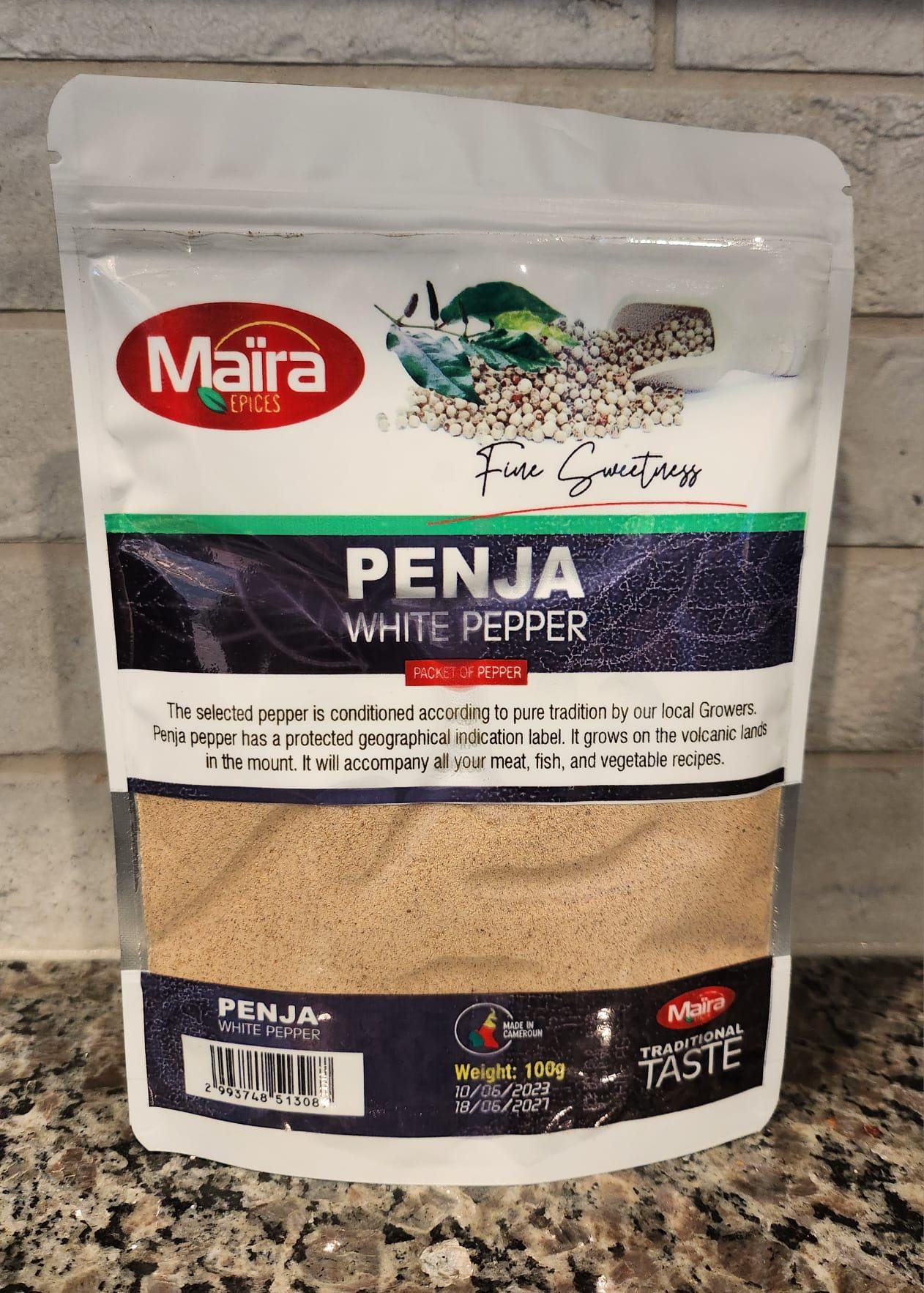Penja Ground White Pepper (poivre Blanc Moulu De Penja) 100g-250g - Etsy