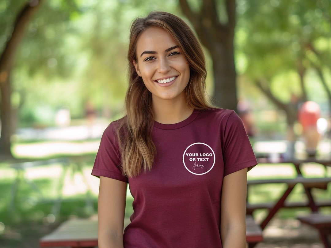 Personalized Logo Shirt, Custom Logo Sweatshirt, Left Side Logo, Team ...