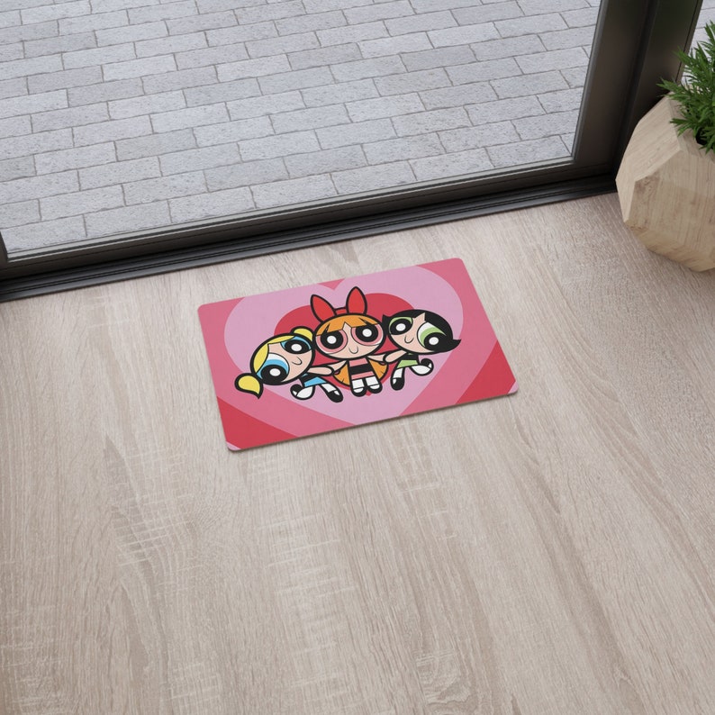 Power Puff Girls Floor Mat - Etsy