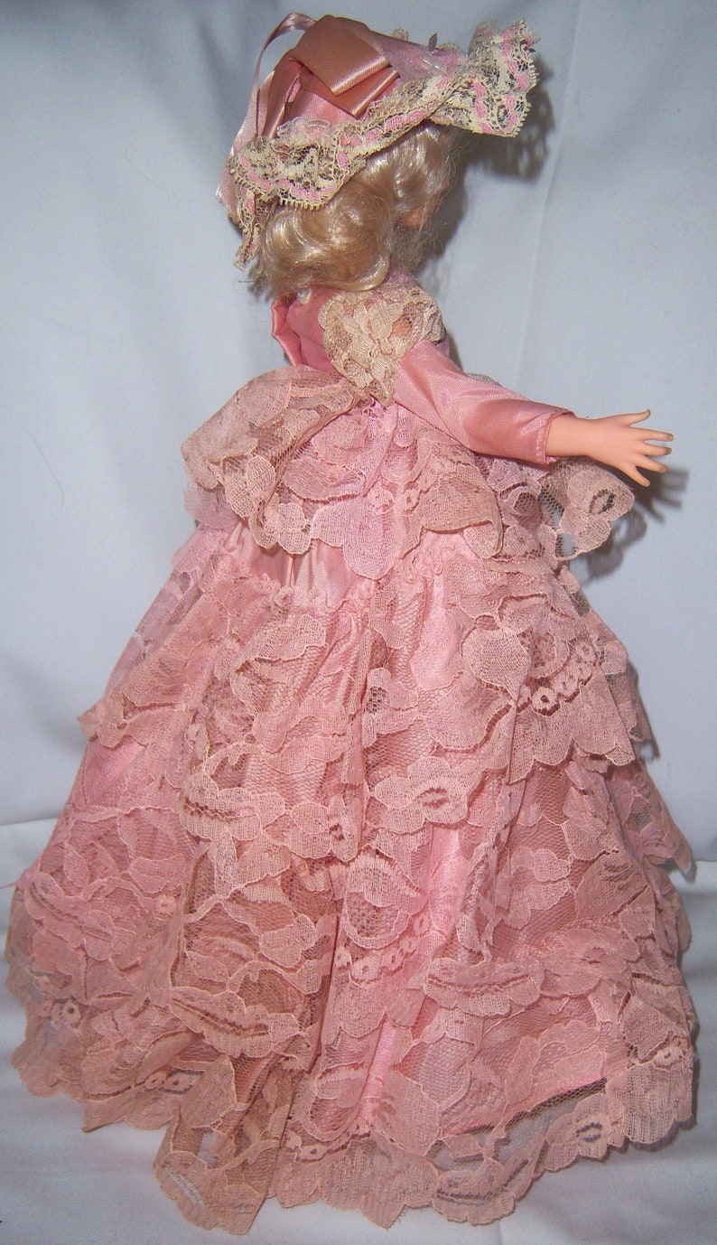 Vintage 1963 Eegee Gemmette Doll Hearts and Flowers Southern Belle ...