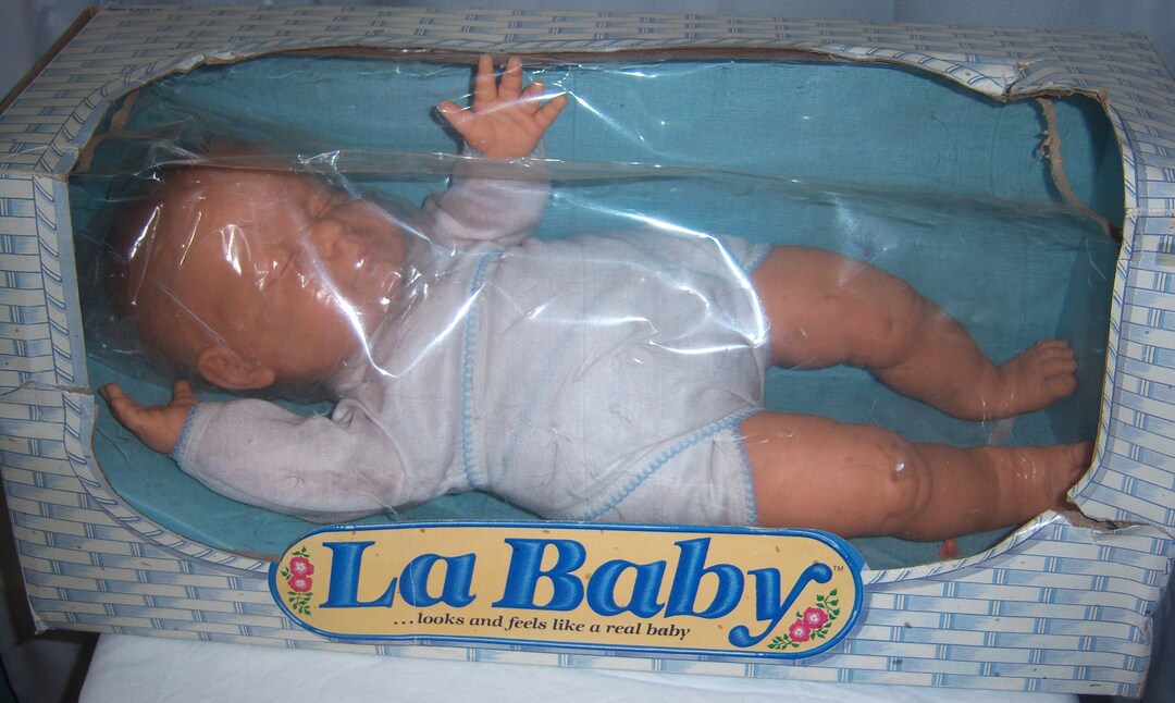 NRFB 1985 Lababy Doll 21 Newborn FEELS Like REAL Baby Reborn Realistic ...