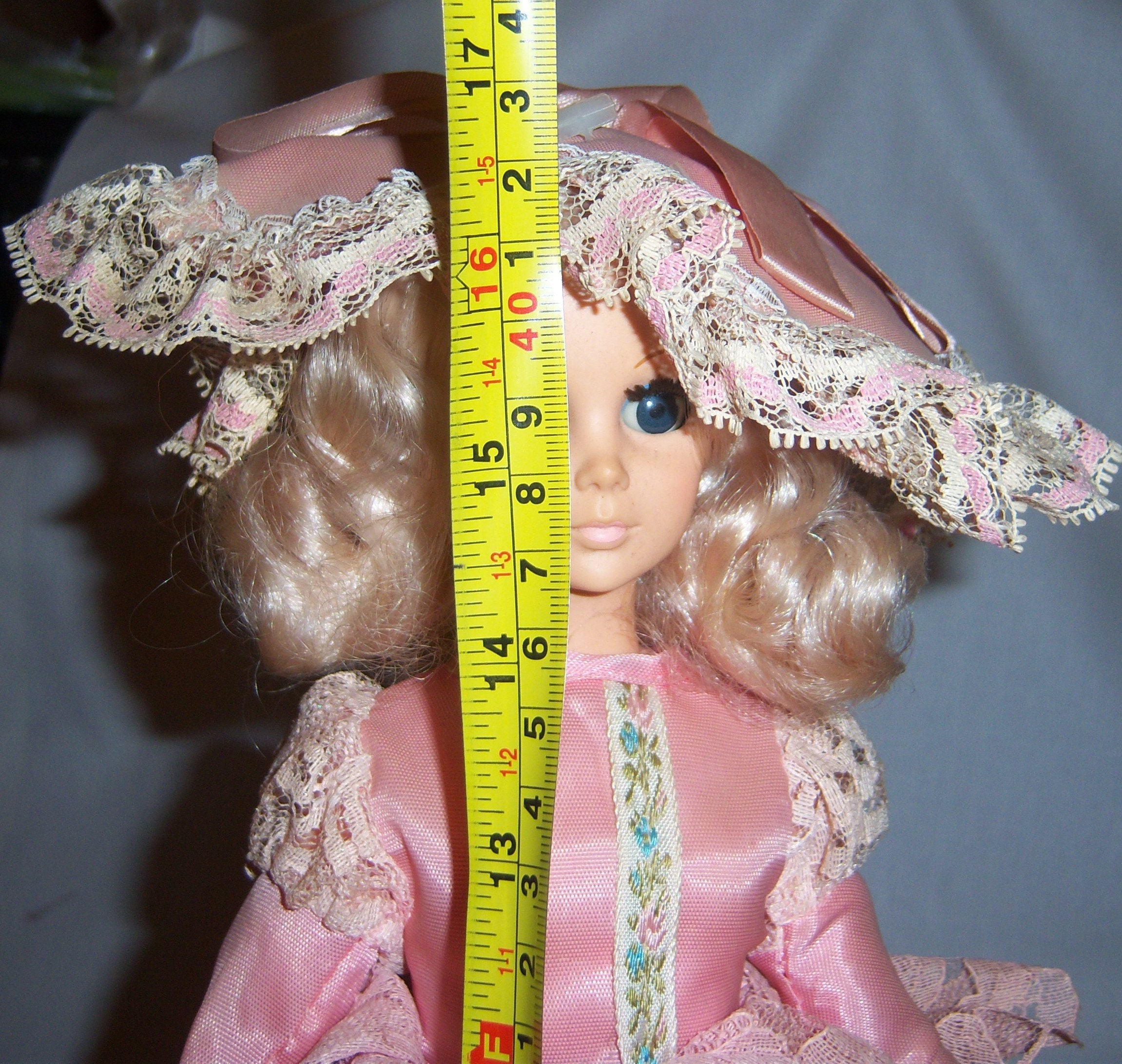 Vintage 1963 Eegee Gemmette Doll Hearts and Flowers Southern - Etsy