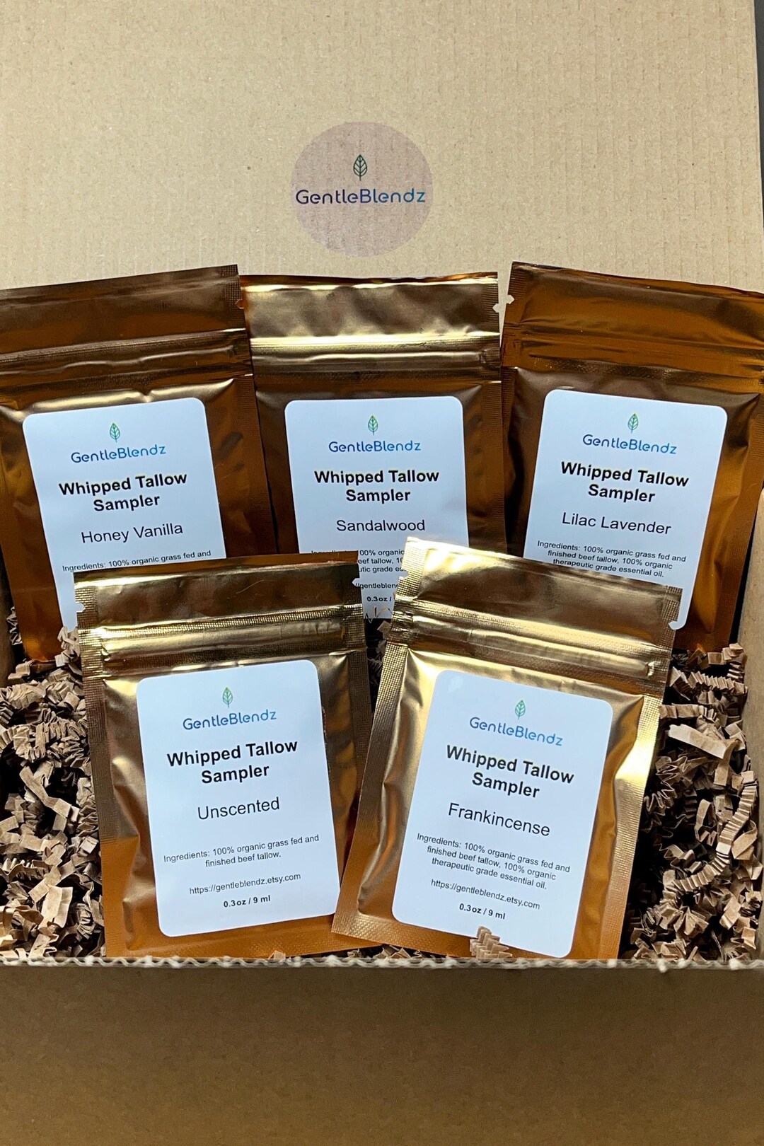 Beef Tallow Sampler Pack Made With All Organic Ingredients - Etsy