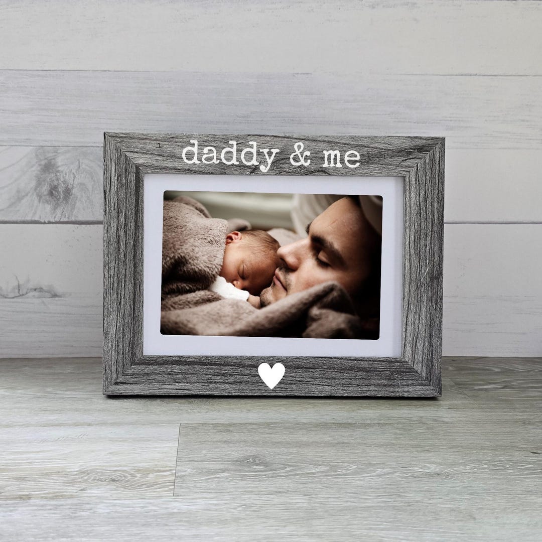 Daddy and Me Picture Frame, Gift for Daddy, Personalized Photo Frame ...