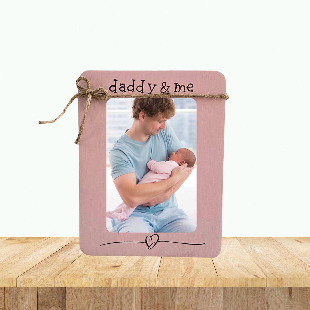 Daddy and Me Picture Frame, Personalized Photo Frame, Baby Picture ...