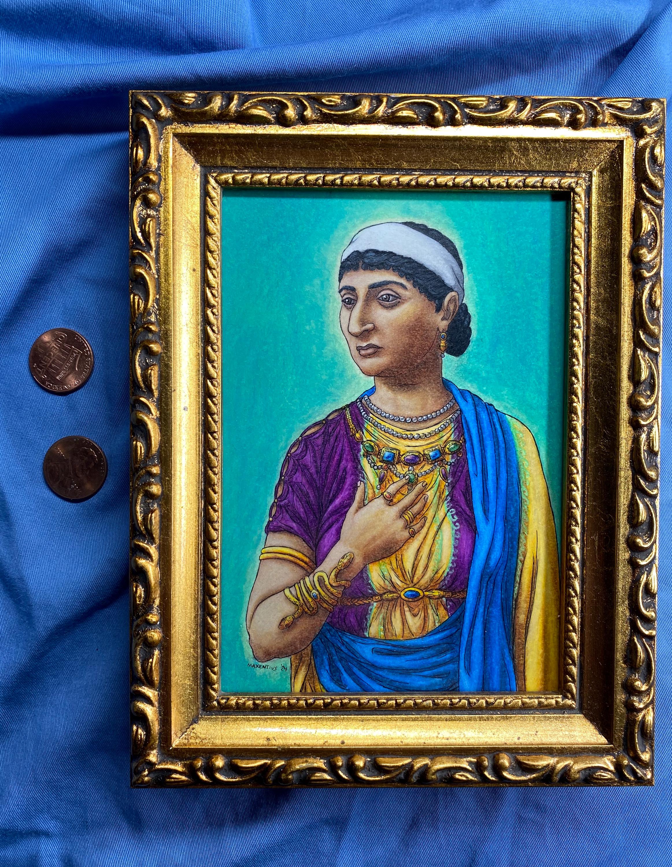 Cleopatra, Queen of Egypt (portrait Miniature) - Etsy