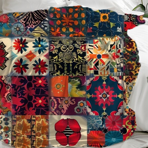 Bohemian Throw - Etsy UK