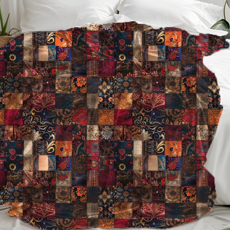 Bohemian Throw Blanket - Etsy