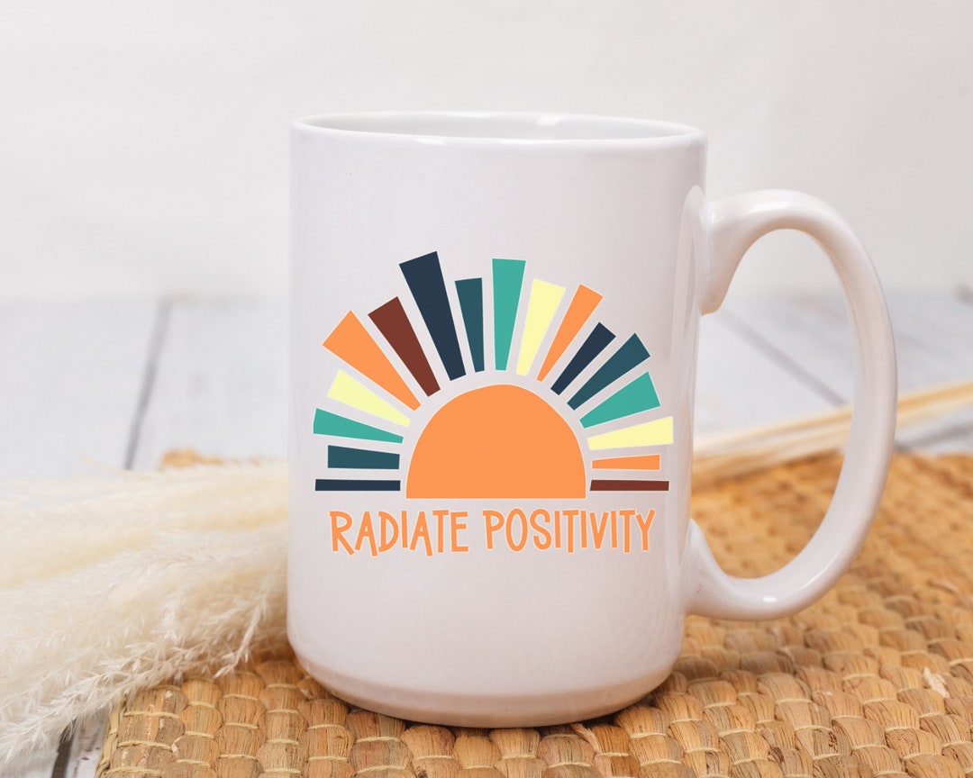 Positive Vibes Mug Motivational Coffee Mug Therapist Mug - Etsy