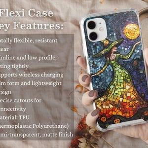 Halloween Witch Mosaic Phone Case for Iphone, Samsung, Google Pixel ...