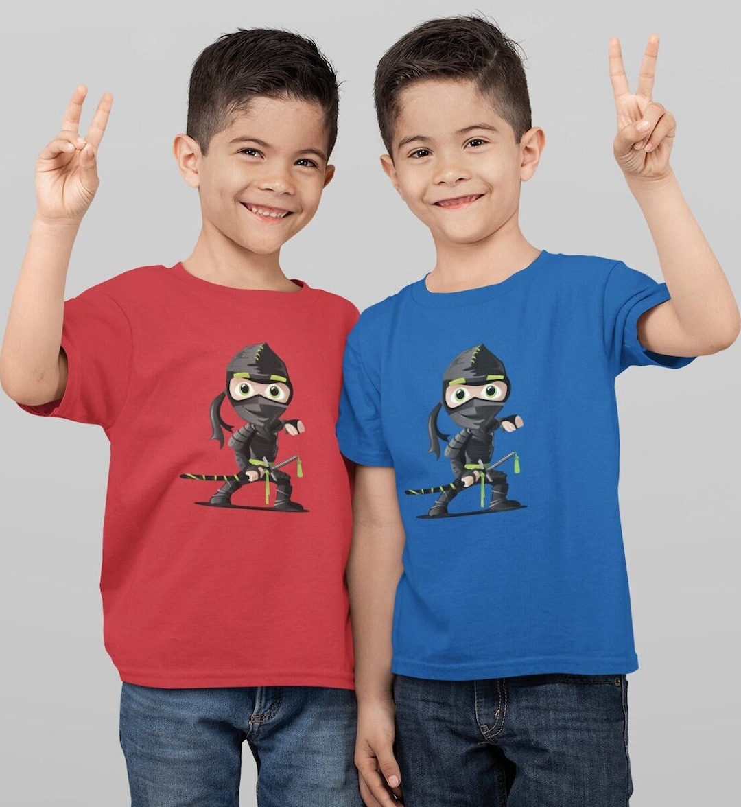 Ninja T-shirt for Kids, Ninja Warrior T-shirt, Ninja Graphic Shirt ...