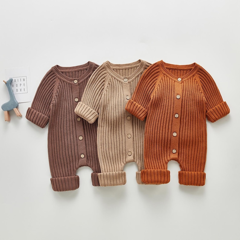 Personalized Baby Romper, Long Sleeve Cotton Onesie, Custom Name - Etsy