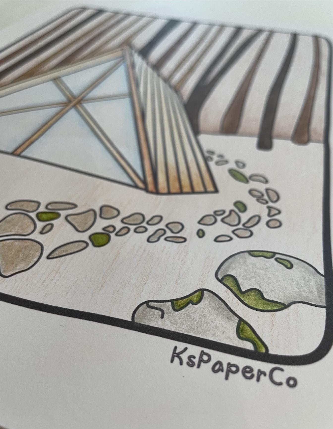 A-frame House Coloring Page | Kspaperco - Etsy