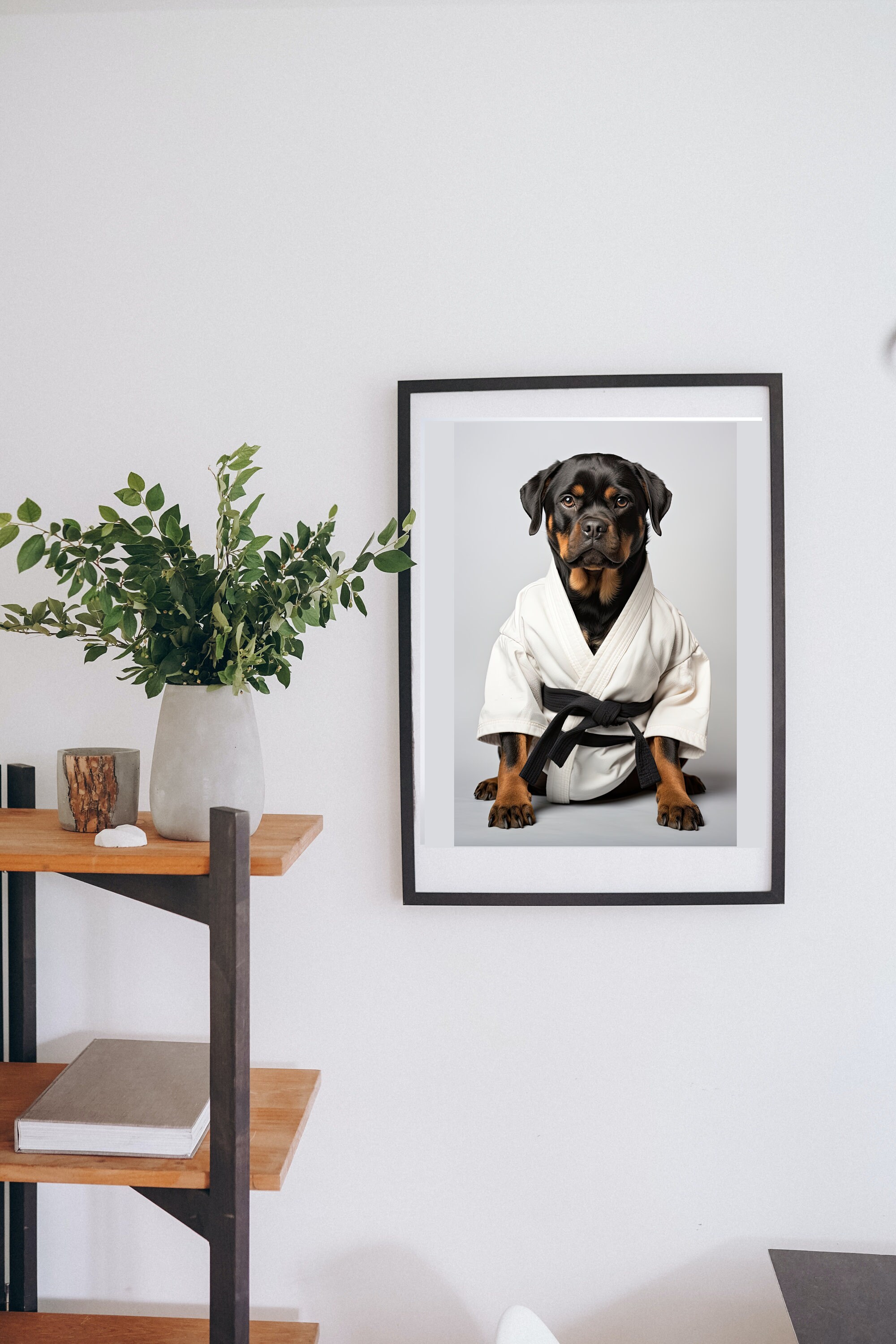 Karate Dogs (set 2) - Digital Download Wall Art Set | Home, Study ...