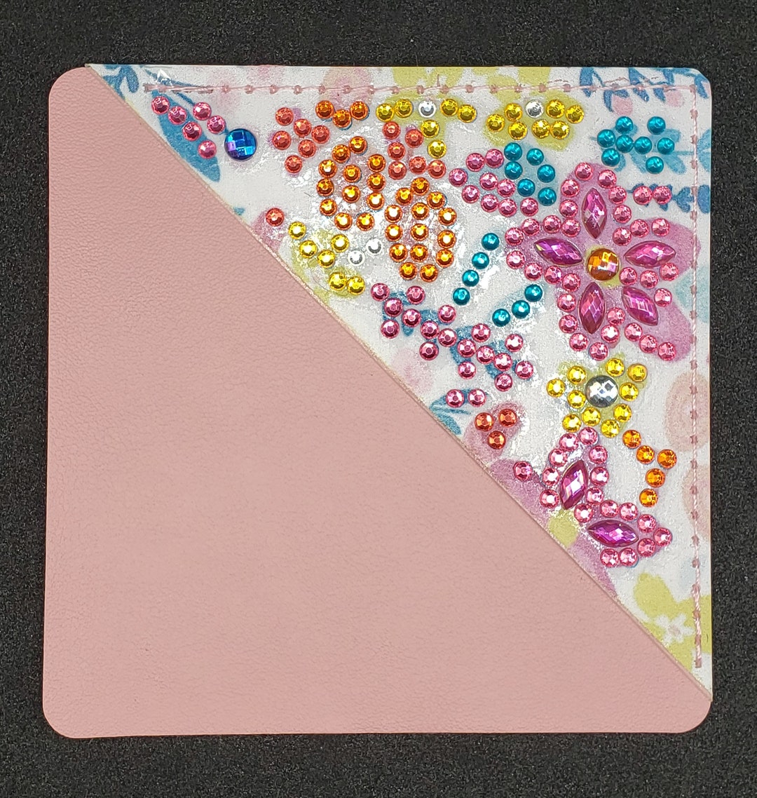 Rhinestone & Jeweled Floral Corner Bookmark - Etsy