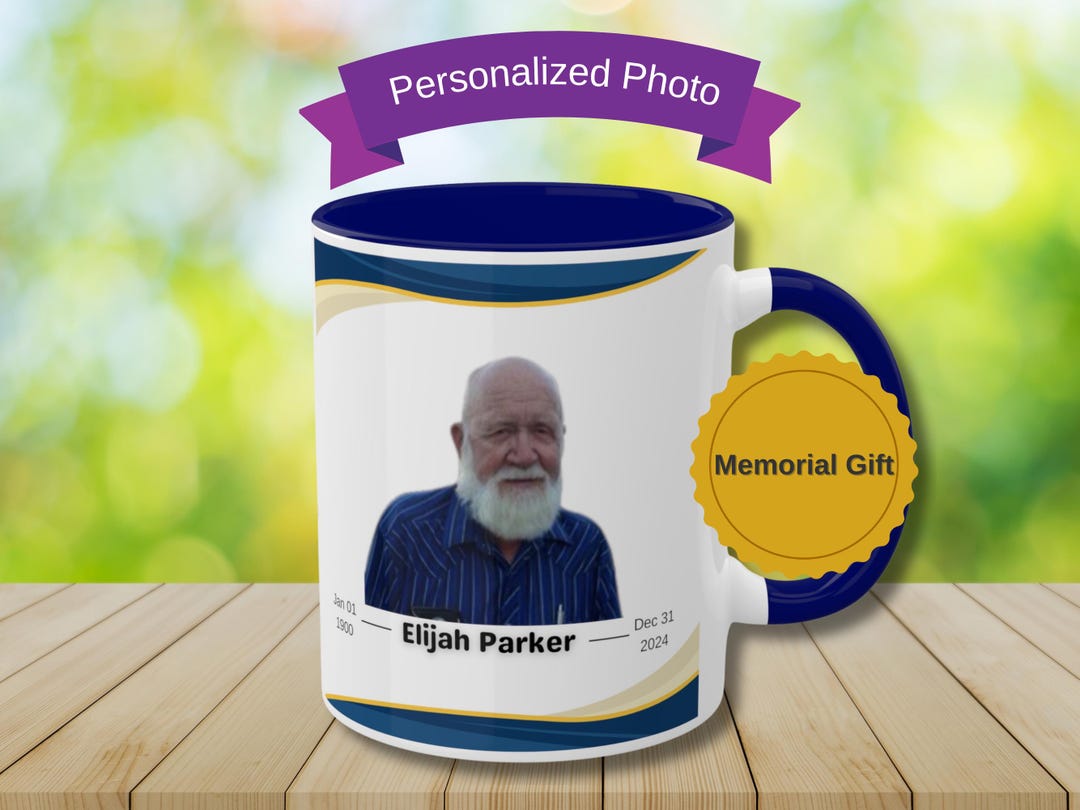 Personalized Remembrance Mug Memorial Mug Gift Honor Memory Photo ...